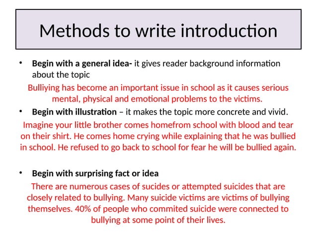 writing INTRODUCTION AND CONCLUSION.pptx