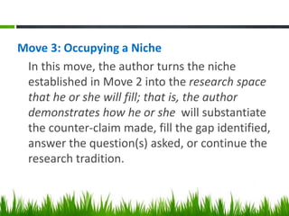 Writing introduction in research report and articles | PPTX