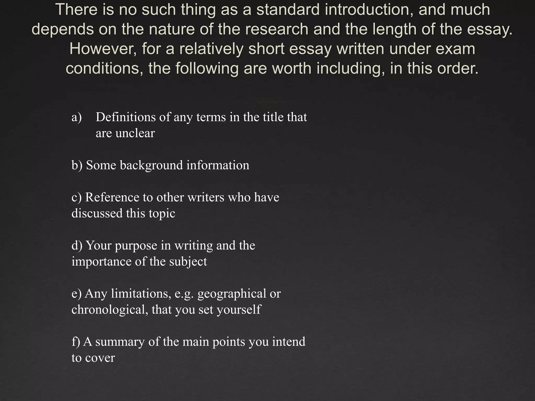 Writing introductions | PPT