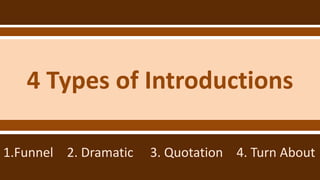 Writing introductions | PPTX