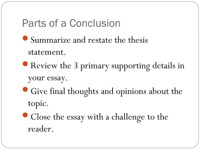 Writing introductions and conclusions | PPT | Educational Assessment ...
