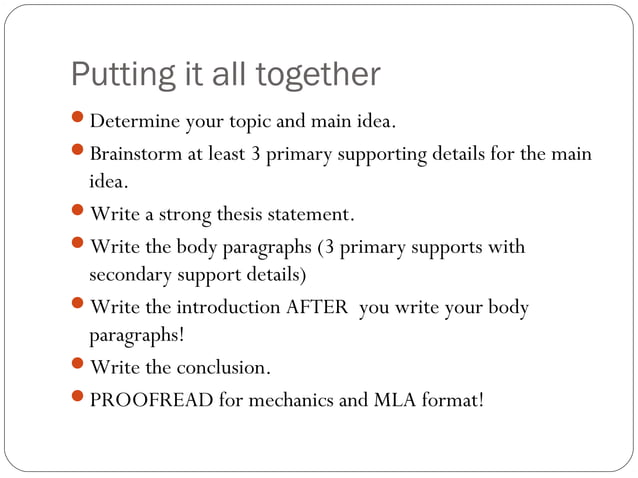 Writing introductions and conclusions | PPT | Educational Assessment ...