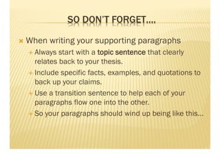 Writing Introductory Paragraphs | PDF