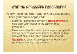 Writing Introductory Paragraphs | PDF