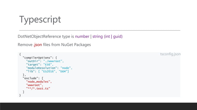 Writing Java Script For Csharps Blazor Ppt