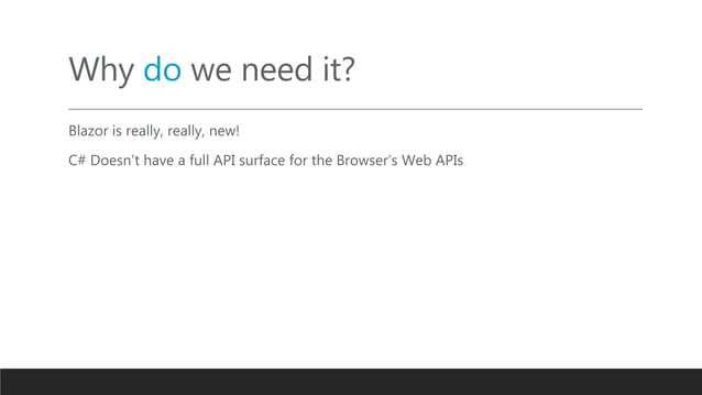 Writing JavaScript for C# Blazor.pptx