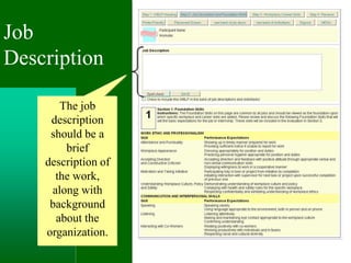 Writing job descriptions_skills_tasks (1) | PPTX