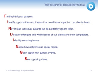 Writing Key Findings, General Trends and Recommendations | PDF