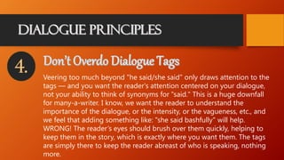 Writing killer dialogue | PPT | Free Download