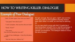 Writing killer dialogue | PPT