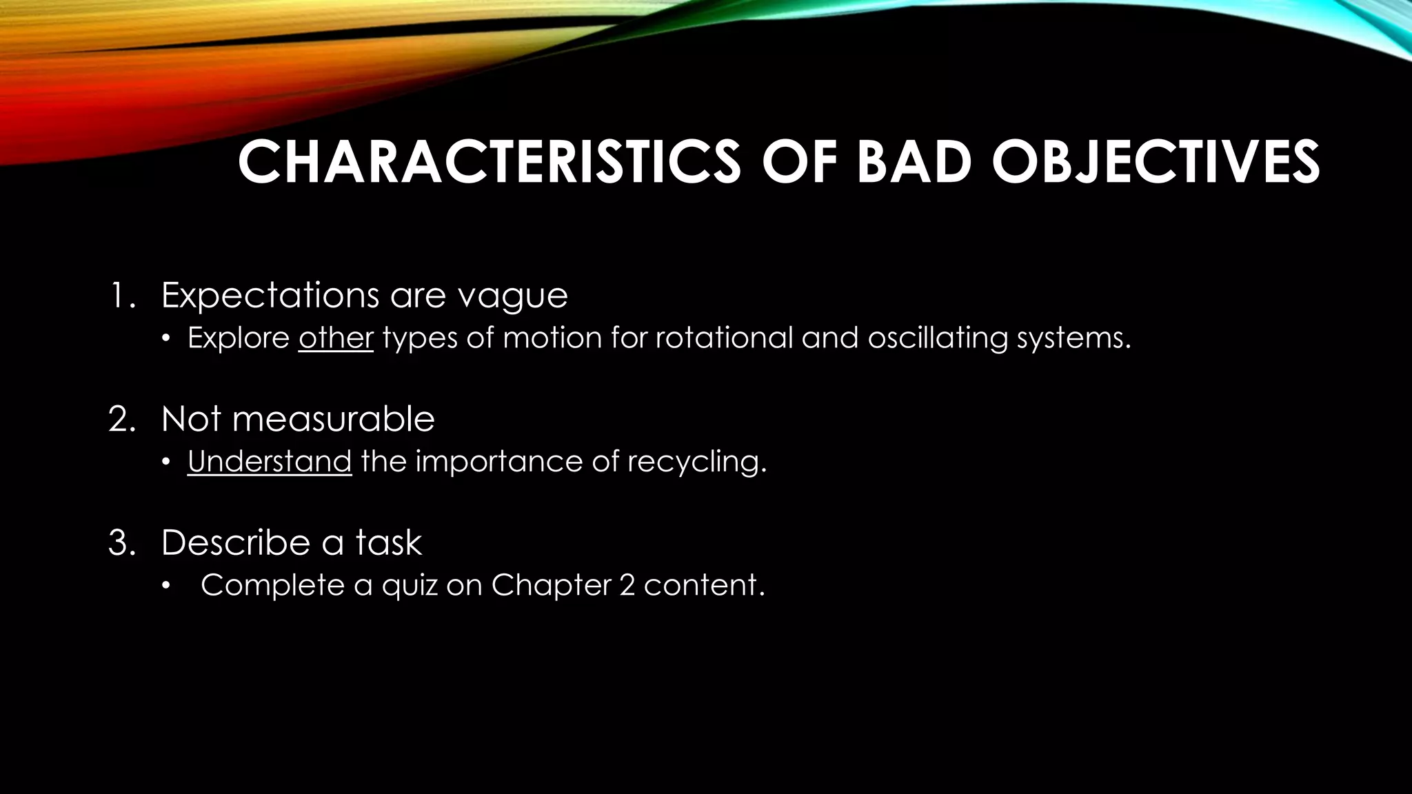 Writing Learning Objectives | PDF