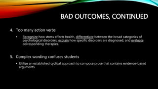 Writing Learning Outcomes: Why Quality Matters | PPTX
