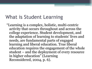 Writing learning outcome statements | PPTX