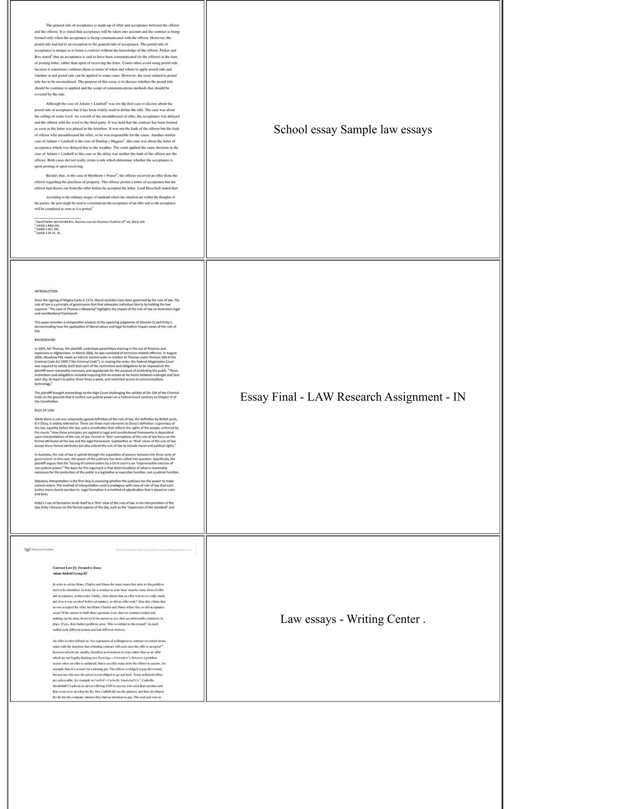 Writing Legal Essays | PDF