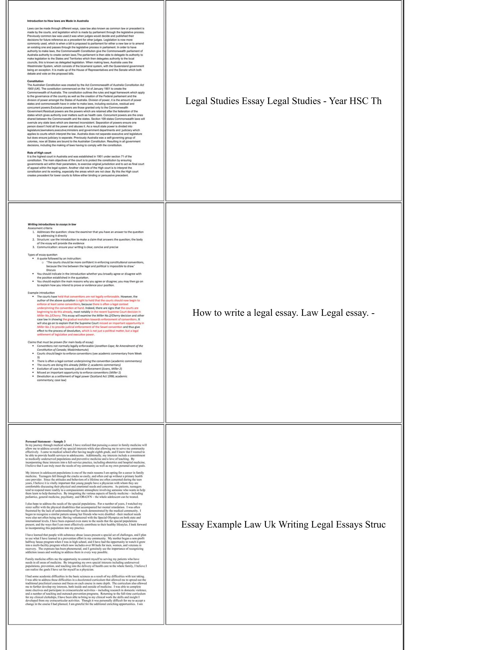 Writing Legal Essays | PDF