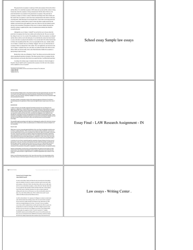 Writing Legal Essays | PDF