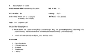 Writing lesson for Freshmen Students | PPT