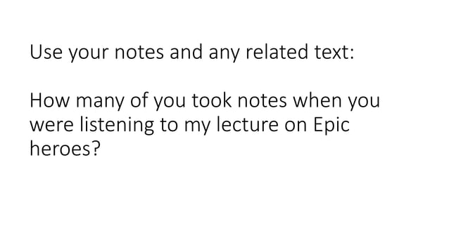 Writing lesson beowulf essay | PPT | Free Download