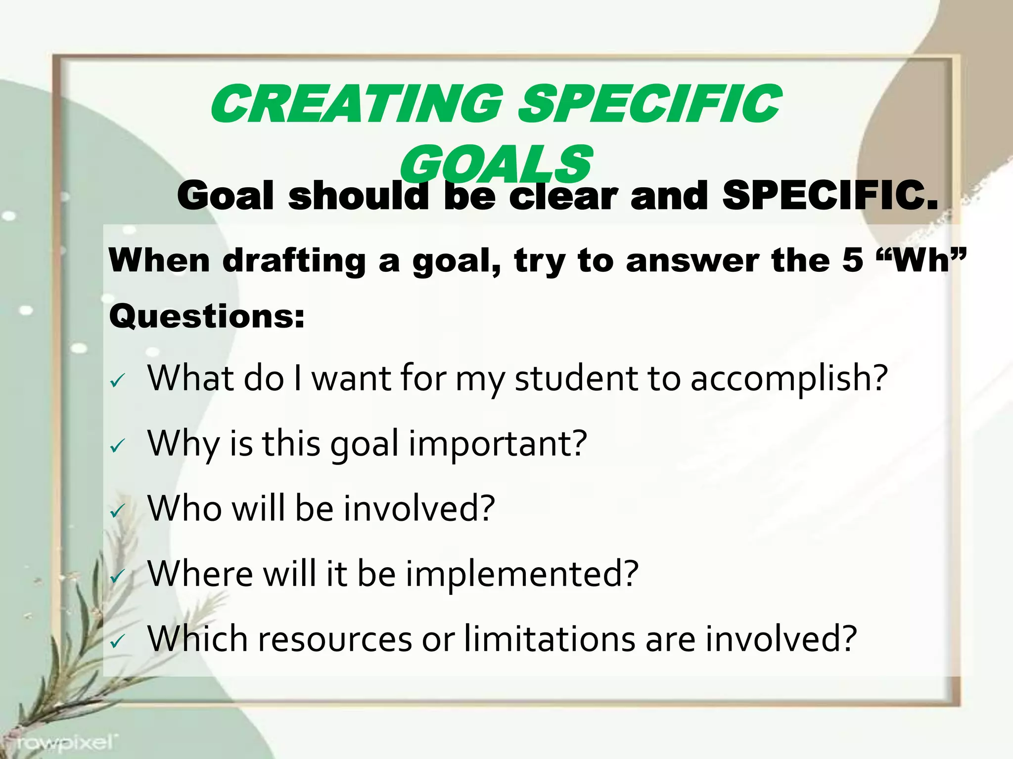 WRITING LESSON OBJECTIVES AND SUCCESS CRITERIA.pptx