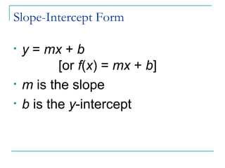 Writing linear equations | PPT