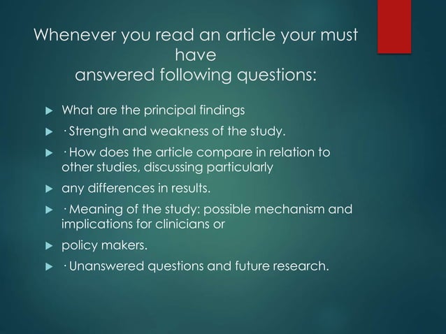 Writing MD thesis for postgraduate medical student | PPTX