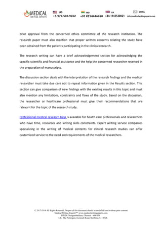 Writing medical content for clinical research quick guide for clinical ...