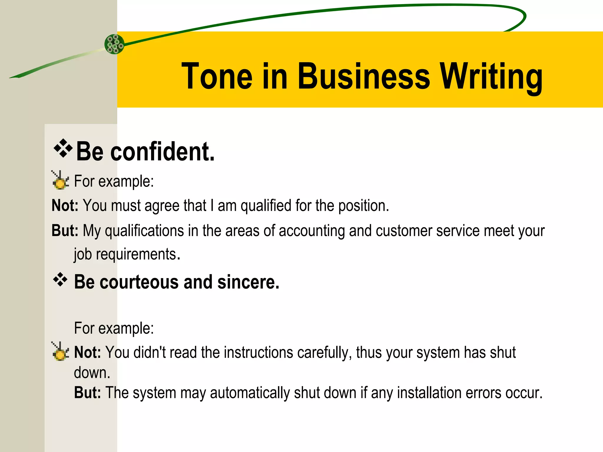 Writing memo continuation | PPT