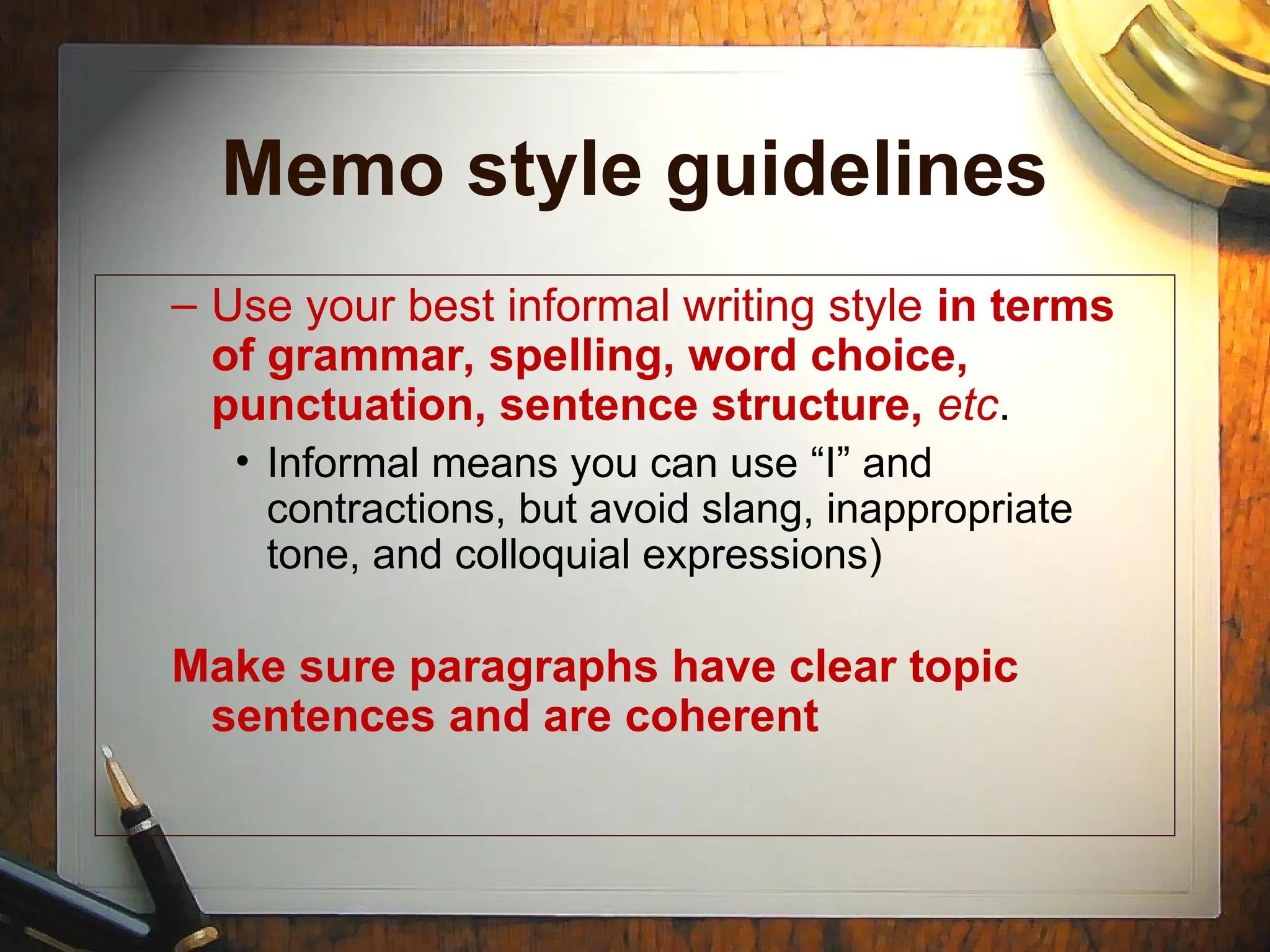 how to write a memorandum in english-1.ppt