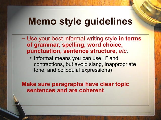 how to write a memorandum in english-1.ppt
