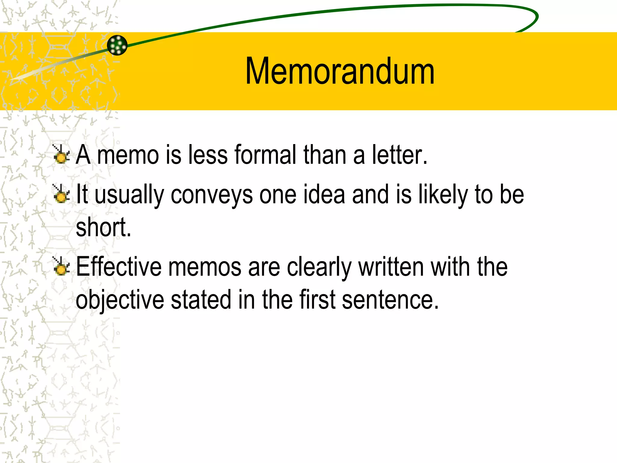 Writing memorandum | PPTX