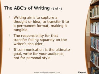 Writing | PPT