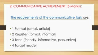 English writing module Part 1 & Part 3 2024 | PPT