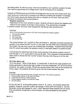 How to Write Effective Multiple Choice Learning Assessments | PDF