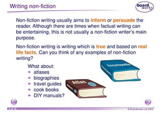 Writing Non-Fiction | PDF | Fiction | Books and Literature