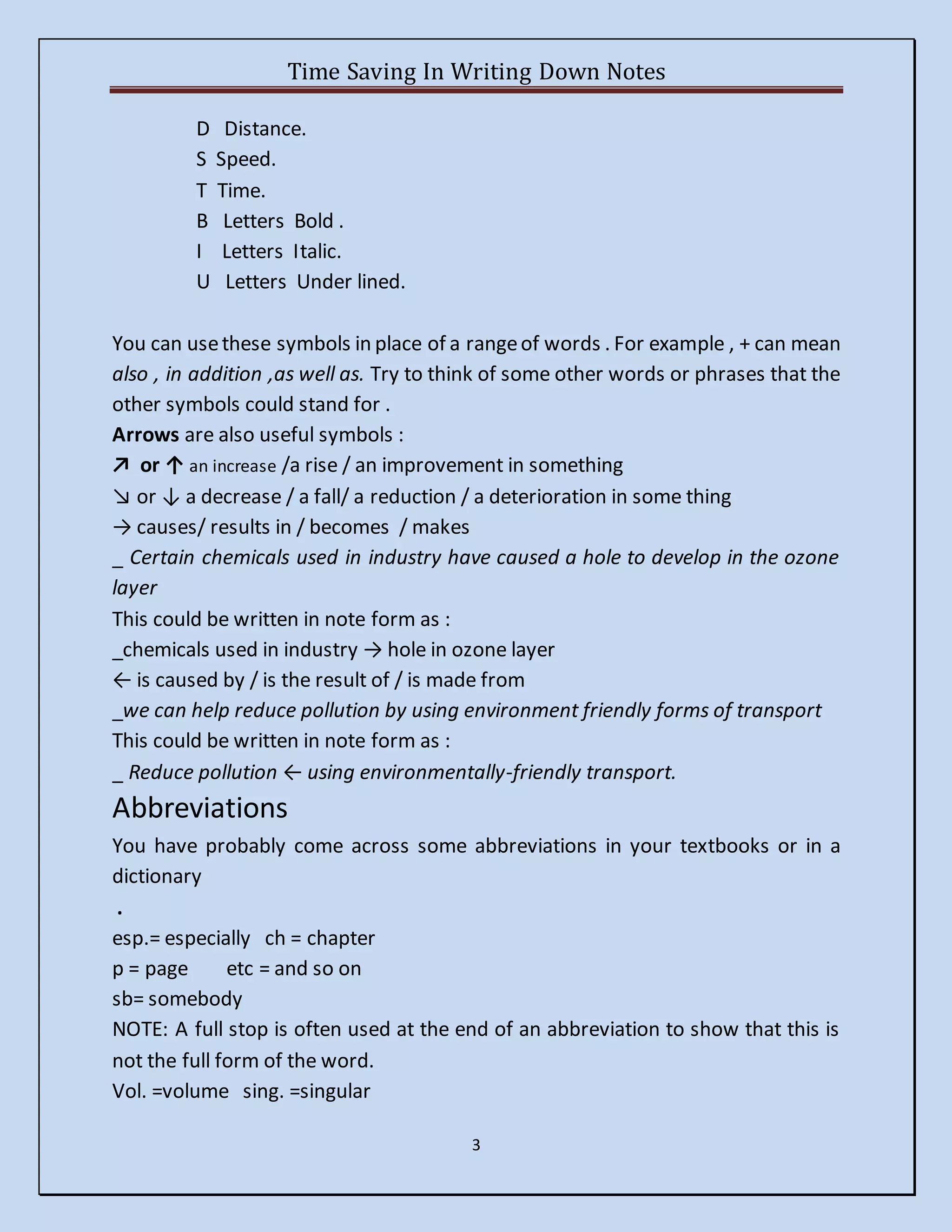 Writing Notes.docx | Free Download