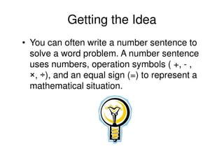 Writing Number Sentences | PDF
