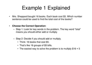 Writing Number Sentences | PDF
