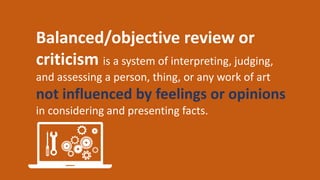 Writing Objective Review or Critique.pptx