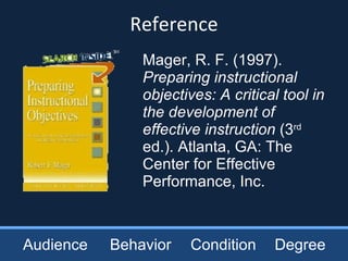 Writing Objectives | PPT