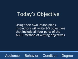 Writing objectives | PPT