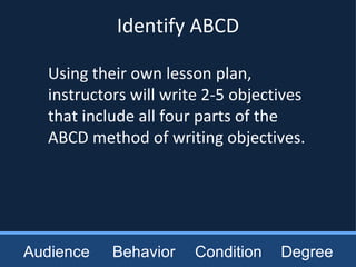 Writing Objectives | PPT