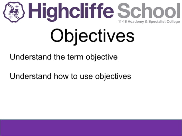 Writing objectives | PPT