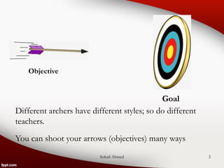 Writing objectives using bloom’s taxonomy by Sohail ahmed | PDF