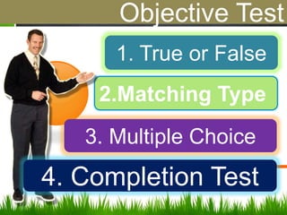 Writing objective test items | PPTX