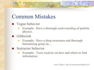 Writing Objects INSET aug29.ppt