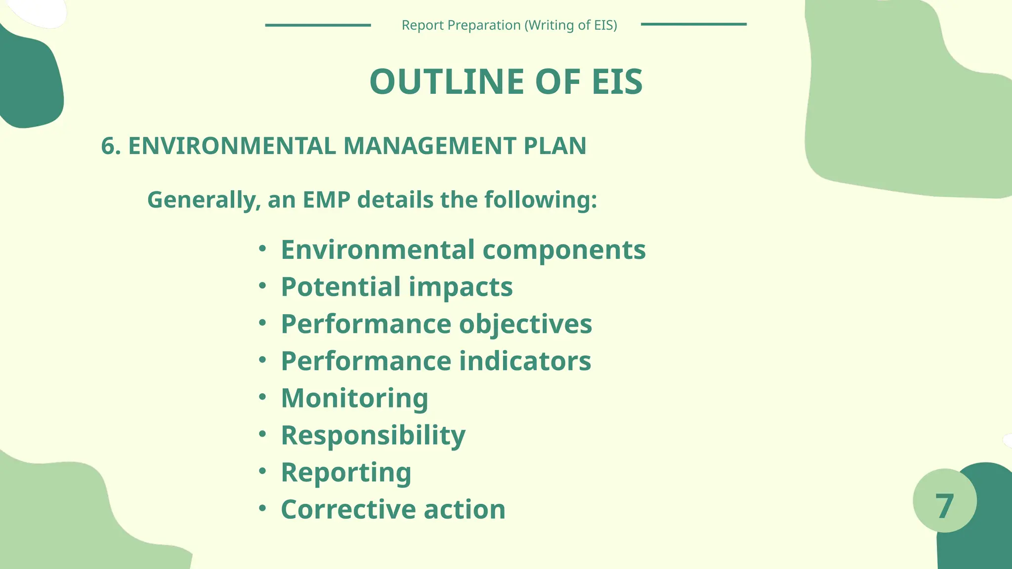 Environmental Impact Statement Report Preparation | PPTX