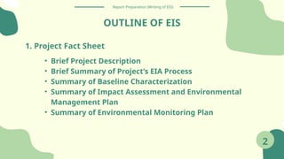 Environmental Impact Statement Report Preparation | PPTX