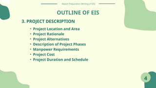 Environmental Impact Statement Report Preparation | PPTX