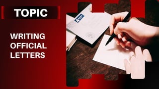 Writing official letters | PDF
