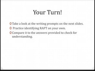 Writing on demand | PPTX